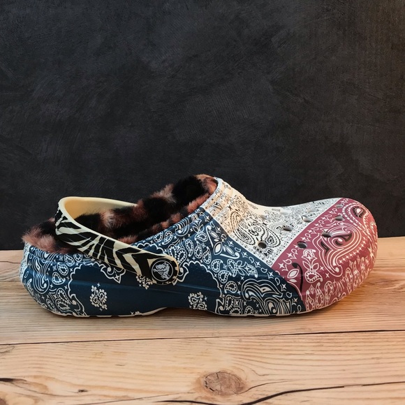 CROCS | Shoes | Crocs Classic Lined Bandana Clog | Poshmark